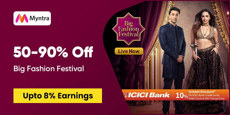 Myntra Affiliate Program With 5% Commission 2025- Earn Extra